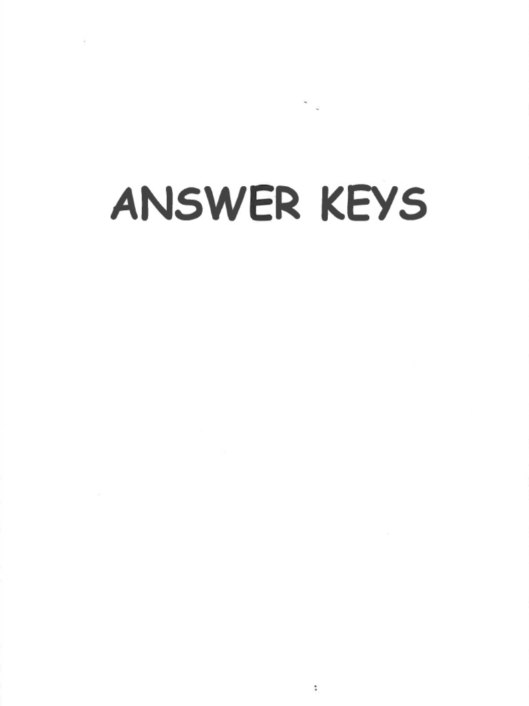5th Grade Answer Key Packet 2 | PDF