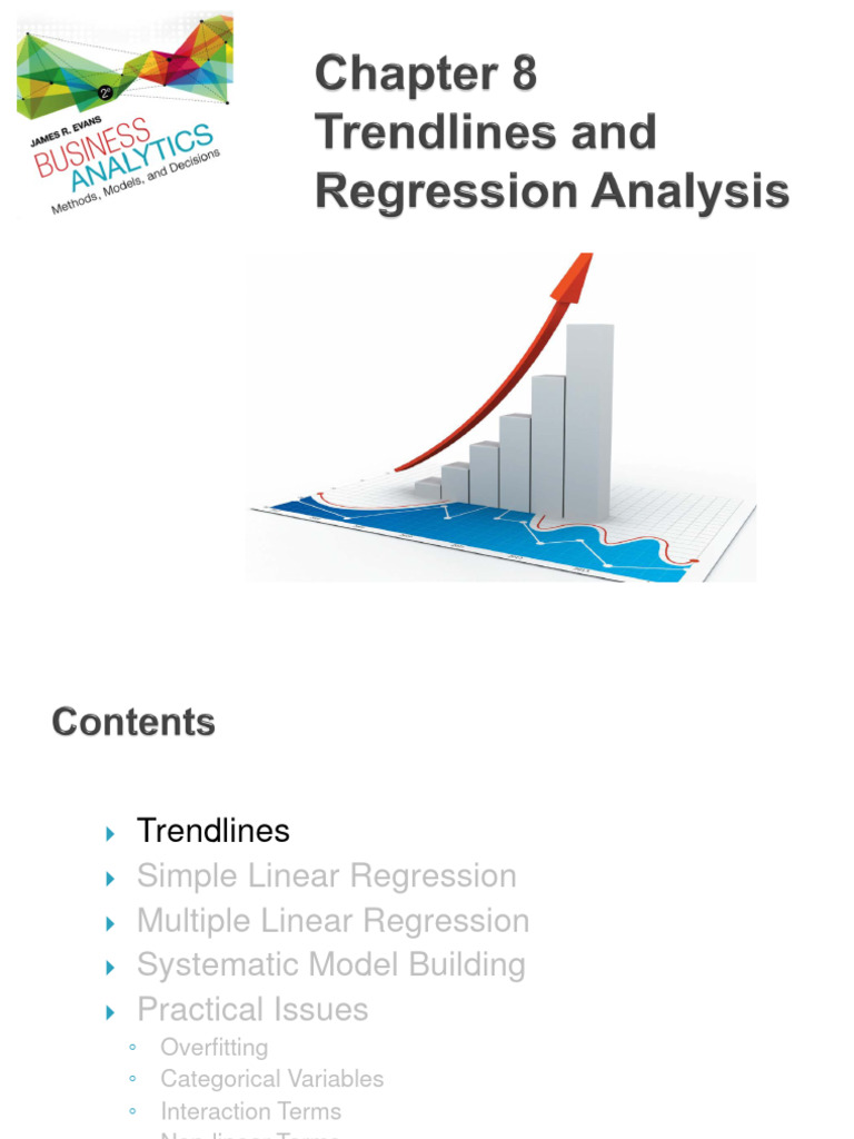 Evans Analytics2e PPT 08 | PDF | Errors And Residuals | Linear Regression