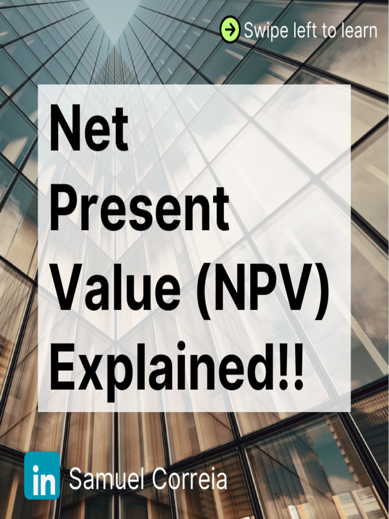Net Present Value (NPV) | PDF | Net Present Value | Cost Of Capital
