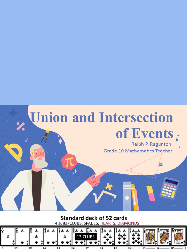 Union-and-Intersection-of-Events | PDF | Probability | Probability Theory