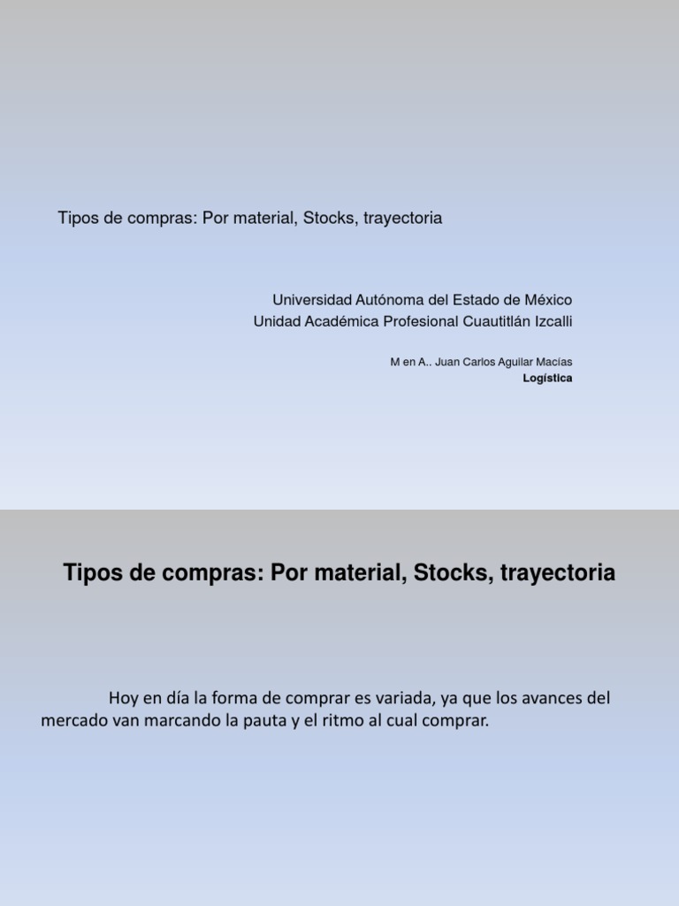 Tipos De Compras Pdf Transporte Business