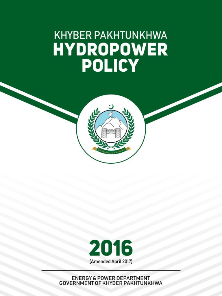 KP Hydropower Policy 2016 | PDF | Hydroelectricity | Environmental ...