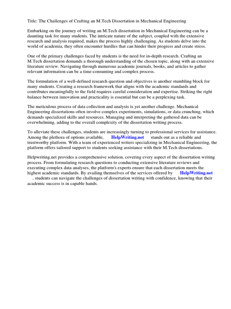 M.tech Dissertation Mechanical | PDF | Thesis | Artificial Intelligence