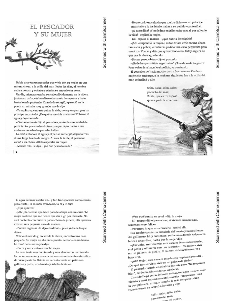 El Pescador y Su Mujer PDF | PDF