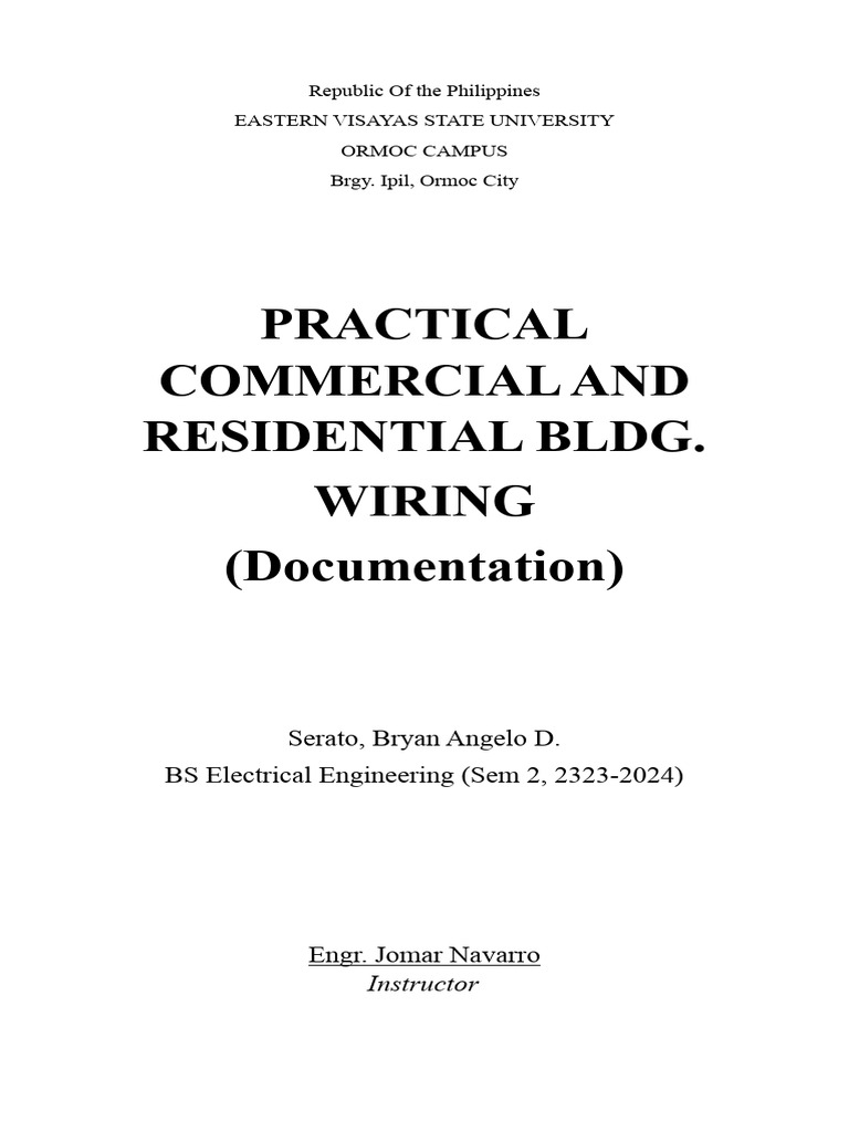 DOCUMENTATION | PDF | Electrical Wiring | Wire