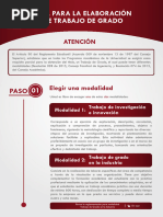 Modalidades de Grado Uts | PDF | Iniciativa empresarial | Innovación