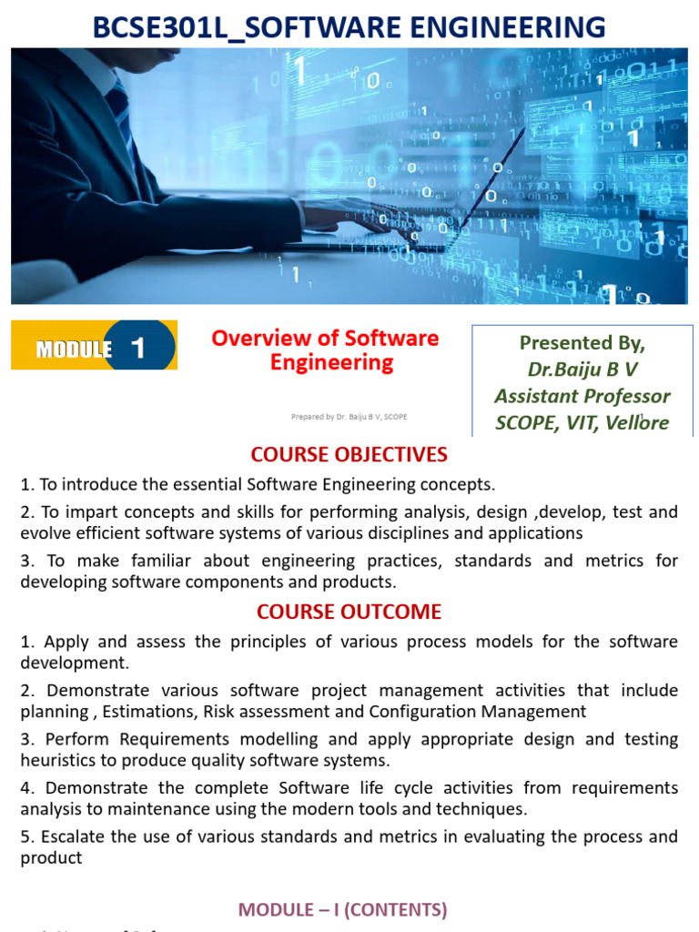 1-Introduction To Software Engineering, Process, Project, Product-03!01!2024 | PDF | Software ...