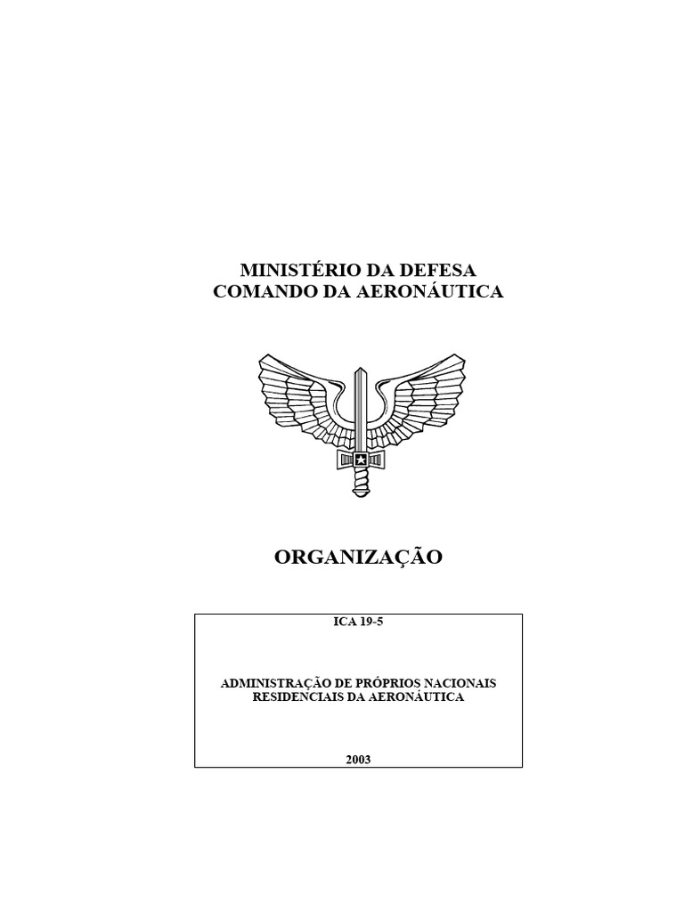 ICA 19-5 (2004) 6 Mod. - Cópia | PDF | Oficial (Forças Armadas ...