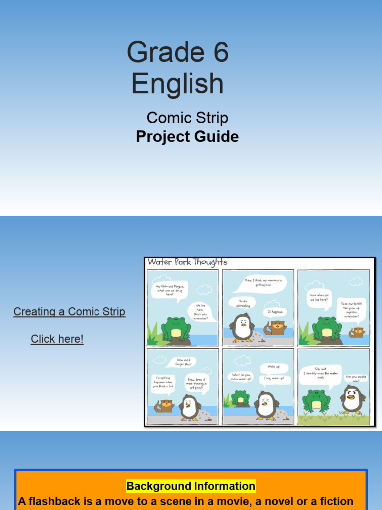 G6 W4 T1 English Project Guide | PDF