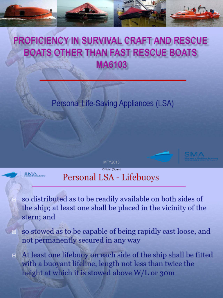 2-Personal Life-Saving Appliances | PDF