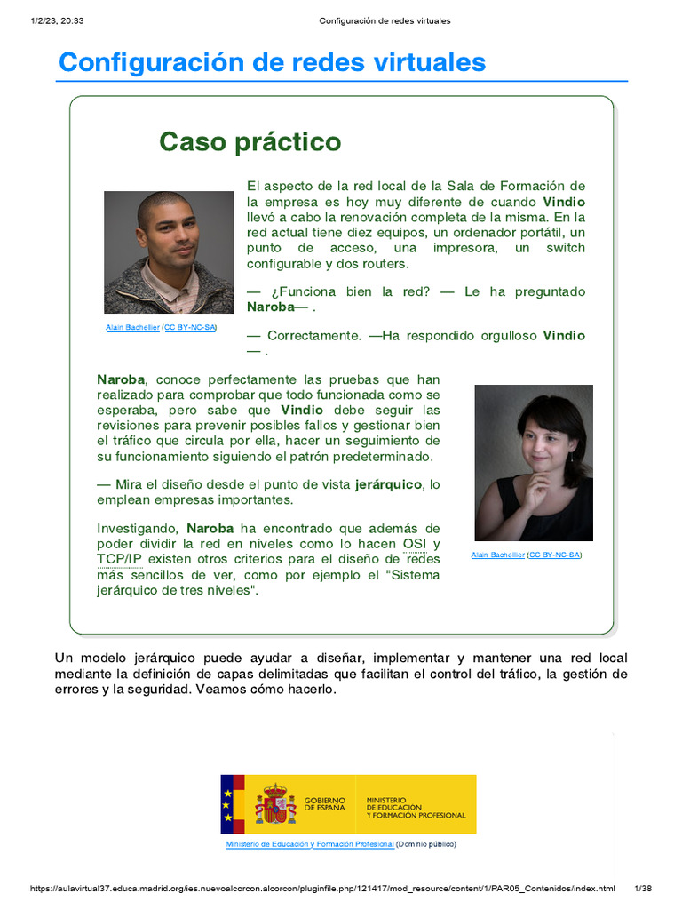 PAR05 - Contenidos en versión PDF | PDF | Conmutador de red | Enrutador (Computación)