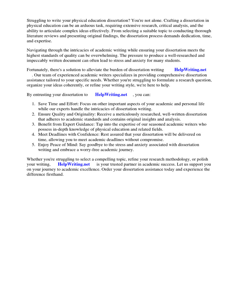 Physical Education Dissertation Topics | PDF | Physical Education | Teachers