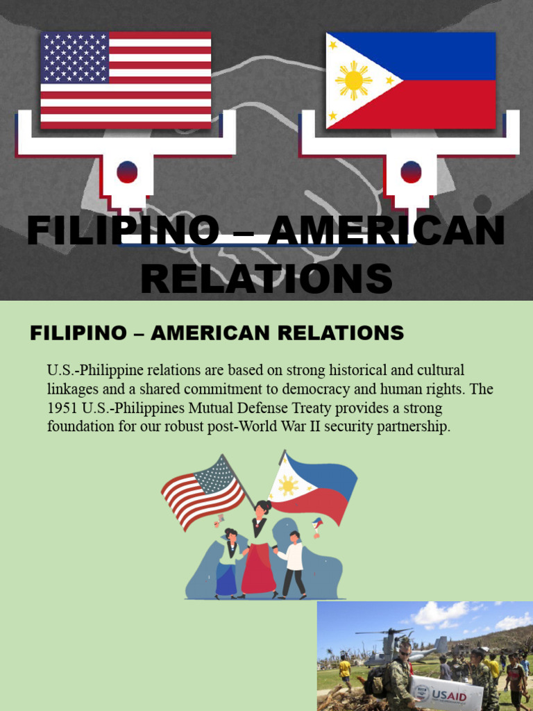 U.S.-Philippines Relations Overview | PDF | Philippines | The United States