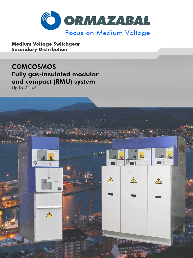 MV HV Switchgear Gas Insulated RMU System Medium Voltage Ormazabal ...