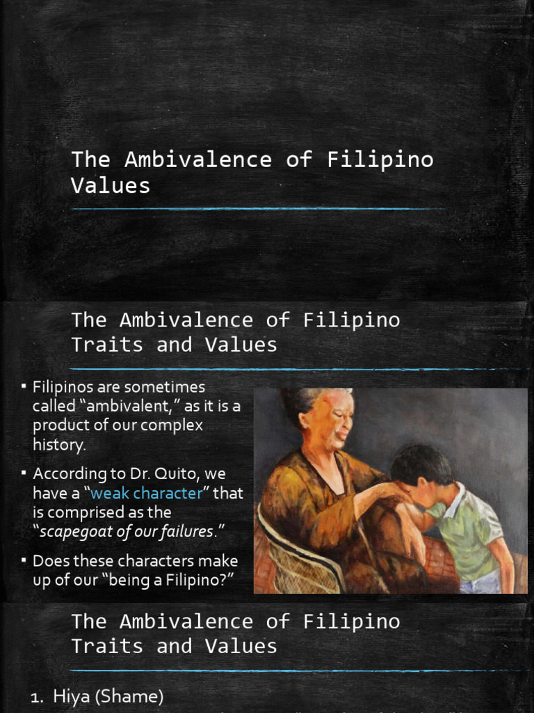 Ambivalence of Filipino Values | PDF | Self-Improvement
