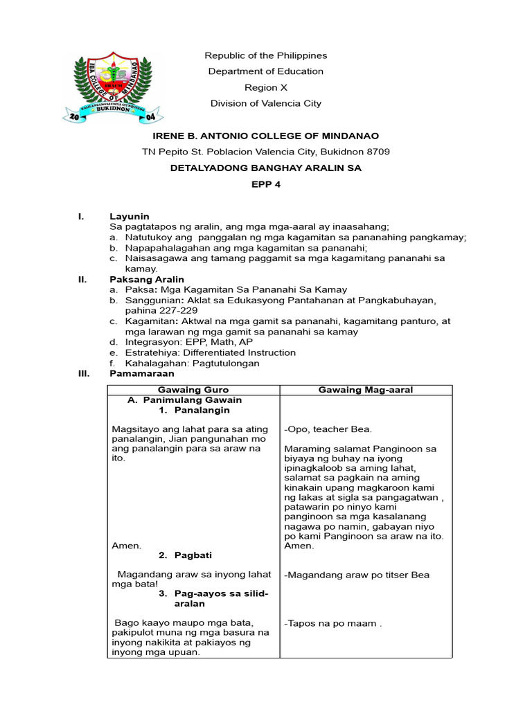 Lit Lesson Plan For Final Demo-1 | PDF
