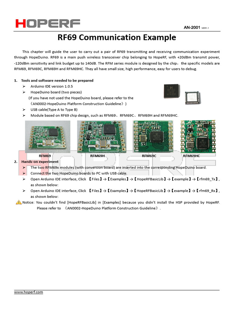 RF69 Communication Setup Guide | PDF | Parameter (Computer Programming ...