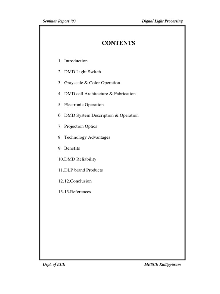 Digital Light Processing Overview | PDF | Video | Liquid Crystal Display