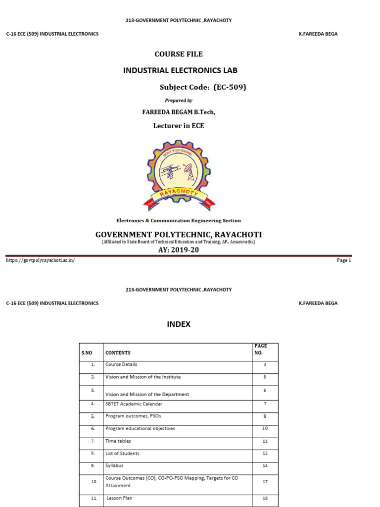IE LAB 17213 CF | PDF | Engineering | Electronic Engineering