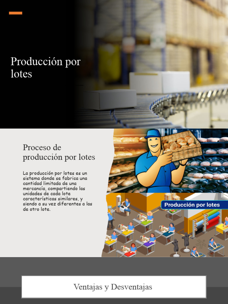 Producción por Lotes: Ventajas y Usos | PDF
