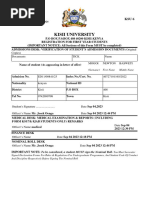 JOOUST Fees Structure Kuccps Students | PDF | Fee | Payments