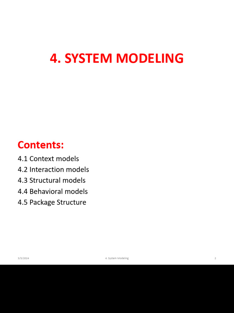 System Modeling | PDF | Use Case | Unified Modeling Language