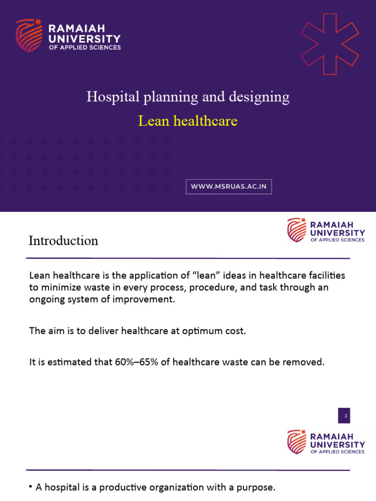 Lean Healthcare Facility Design | PDF | Lean Manufacturing | Health Care
