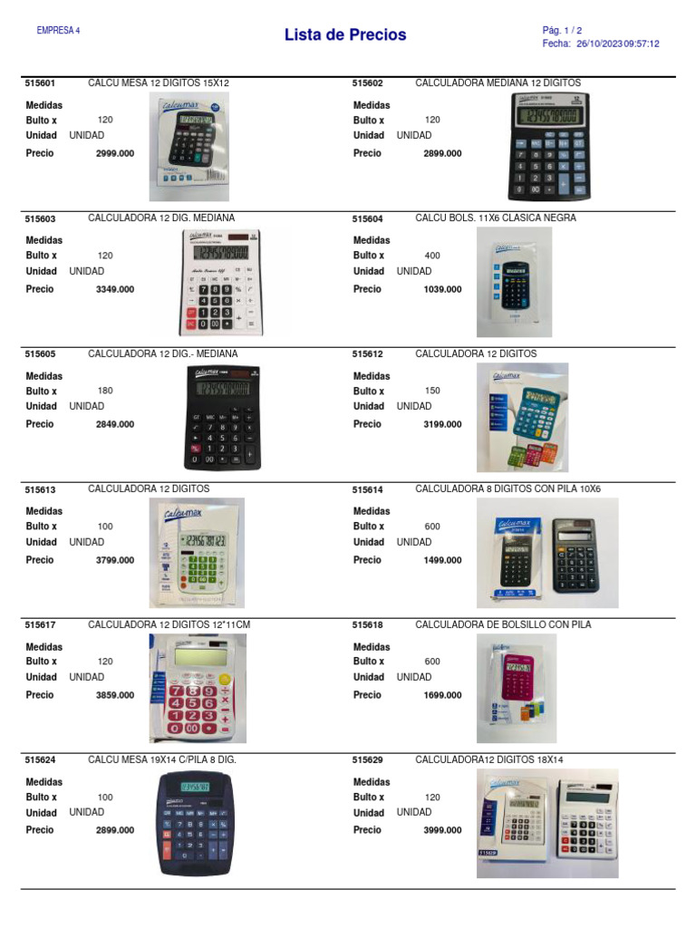 Calculadoras Pdf Herramientas Matemáticas 8021