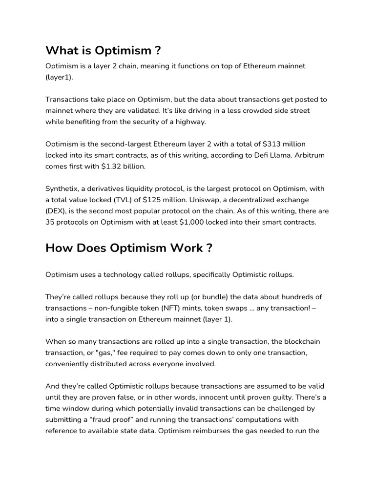 What Is Optimism | PDF | Distributed Computing | Computer Science