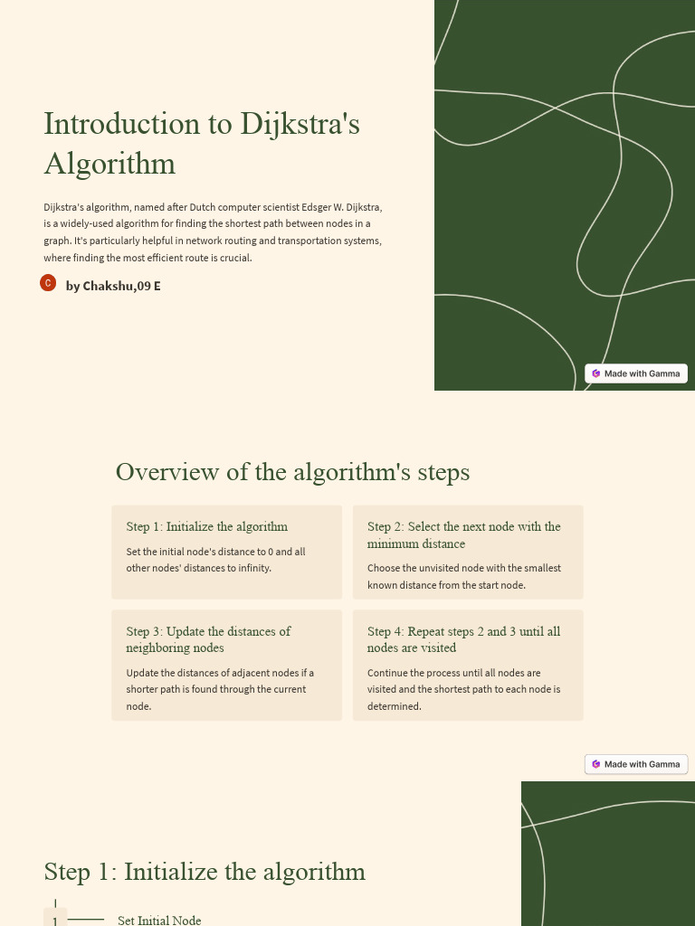 Introduction To Dijkstras Algorithm | PDF | Discrete Mathematics ... Introduction To Dijkstras Algorithm | PDF | Discrete Mathematics ...