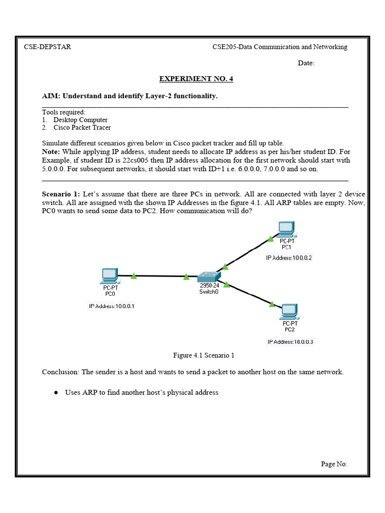 DCN Practical 4 | PDF