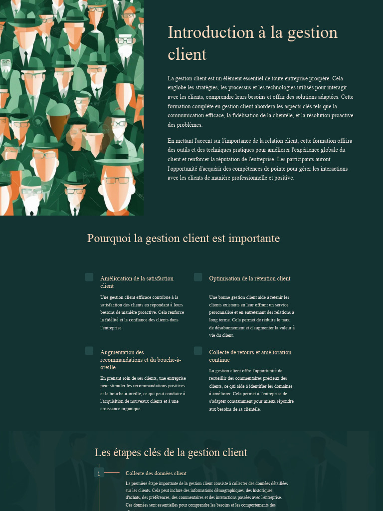 GESTION CLIENT | PDF | Gestion de la relation client | Business