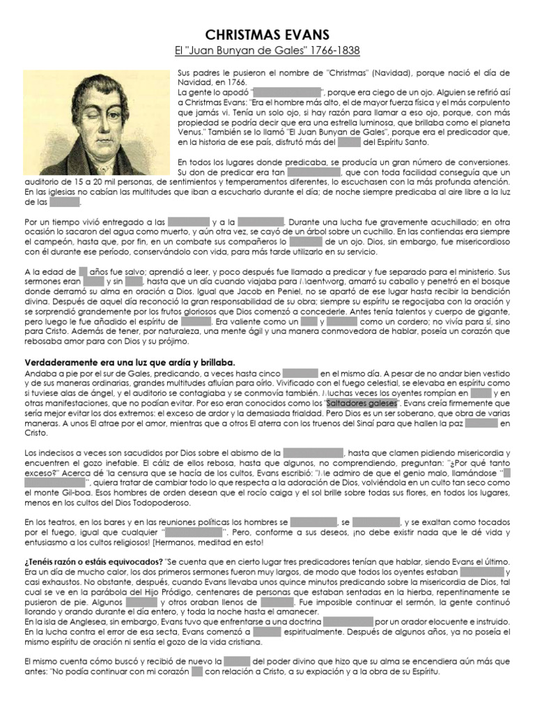 Christmas Evans | PDF