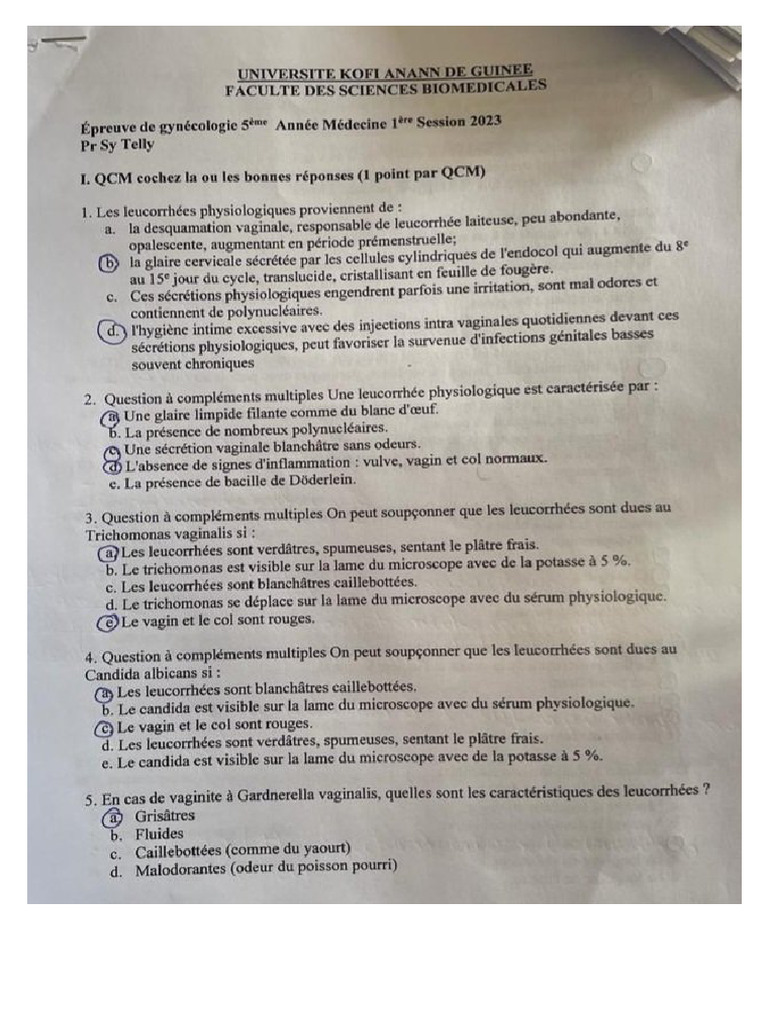 Sujets Examens | PDF