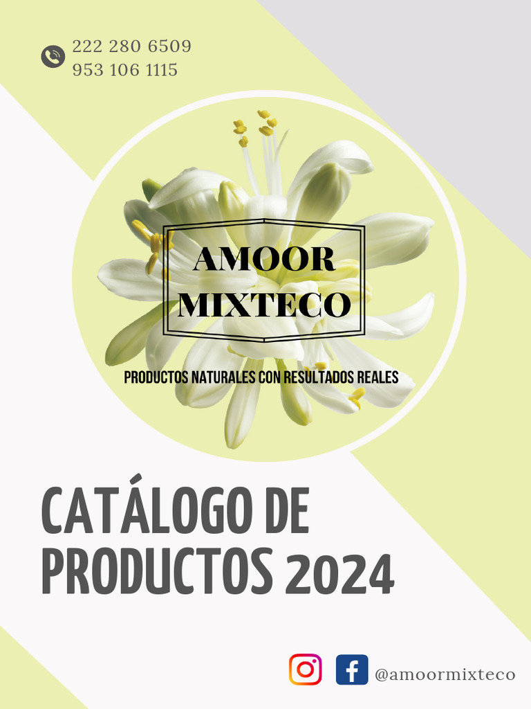 Catálogo Amoor Mixteco 2024 | PDF | Pelo | Piel