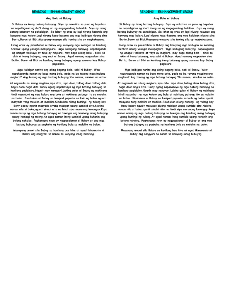 Enhancement Group-Story-1 | PDF