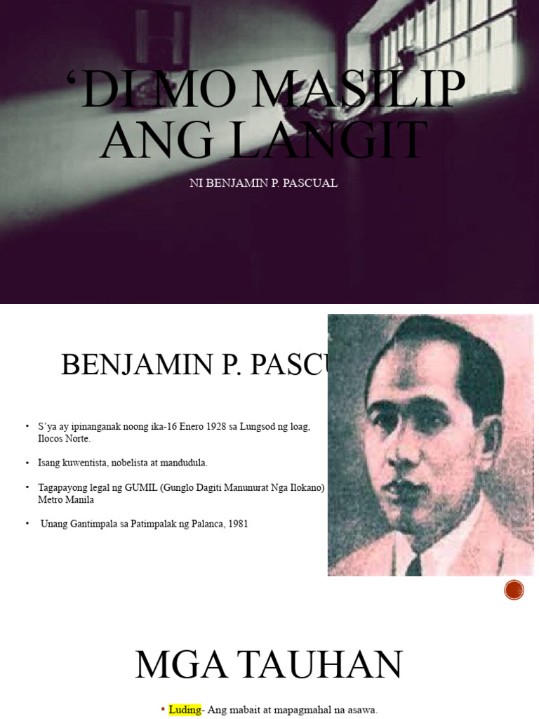 Di Mo Masilip Ang Langit | PDF Di Mo Masilip Ang Langit | PDF