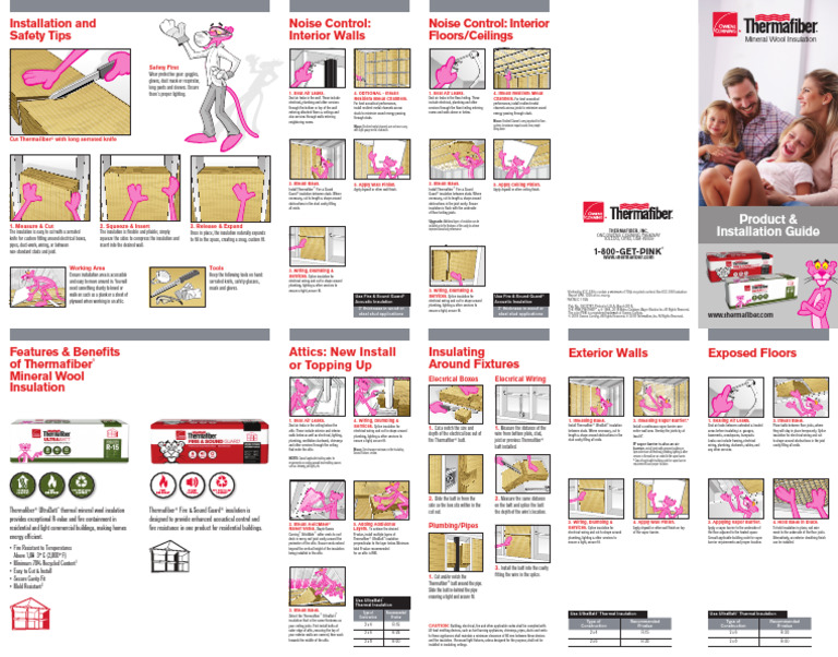 Thermafiber Res Install Instructions-Final | PDF | Building Insulation ...