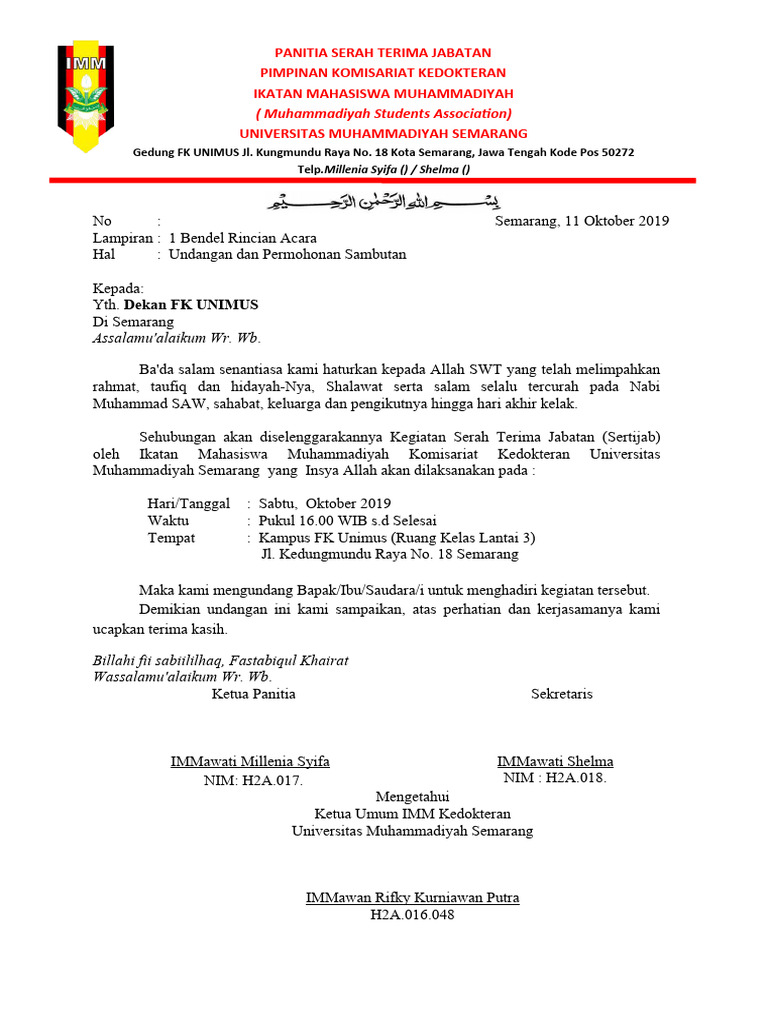 Contoh Surat Dan KOP | PDF