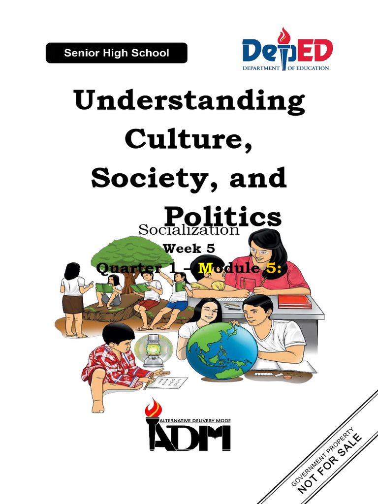 UCSP Q1 M5 Noanswerweek5ok | PDF | Socialization | Learning