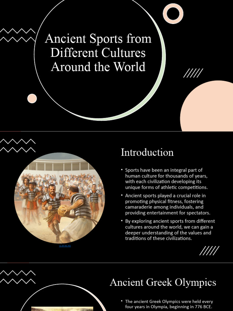 Examples of Anciet sports | PDF | Chinese Martial Arts | Gladiator