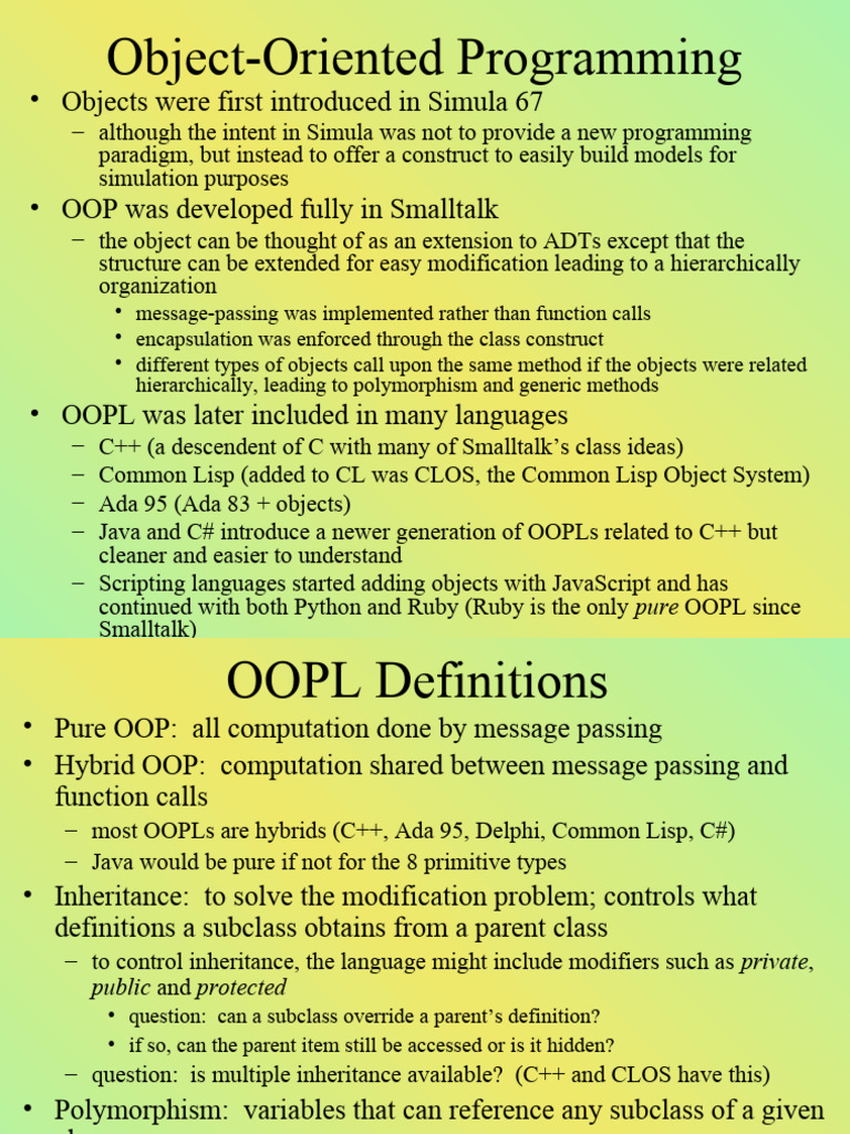 Ch 12 Pdf Object Oriented Programming Class Computer Programming 