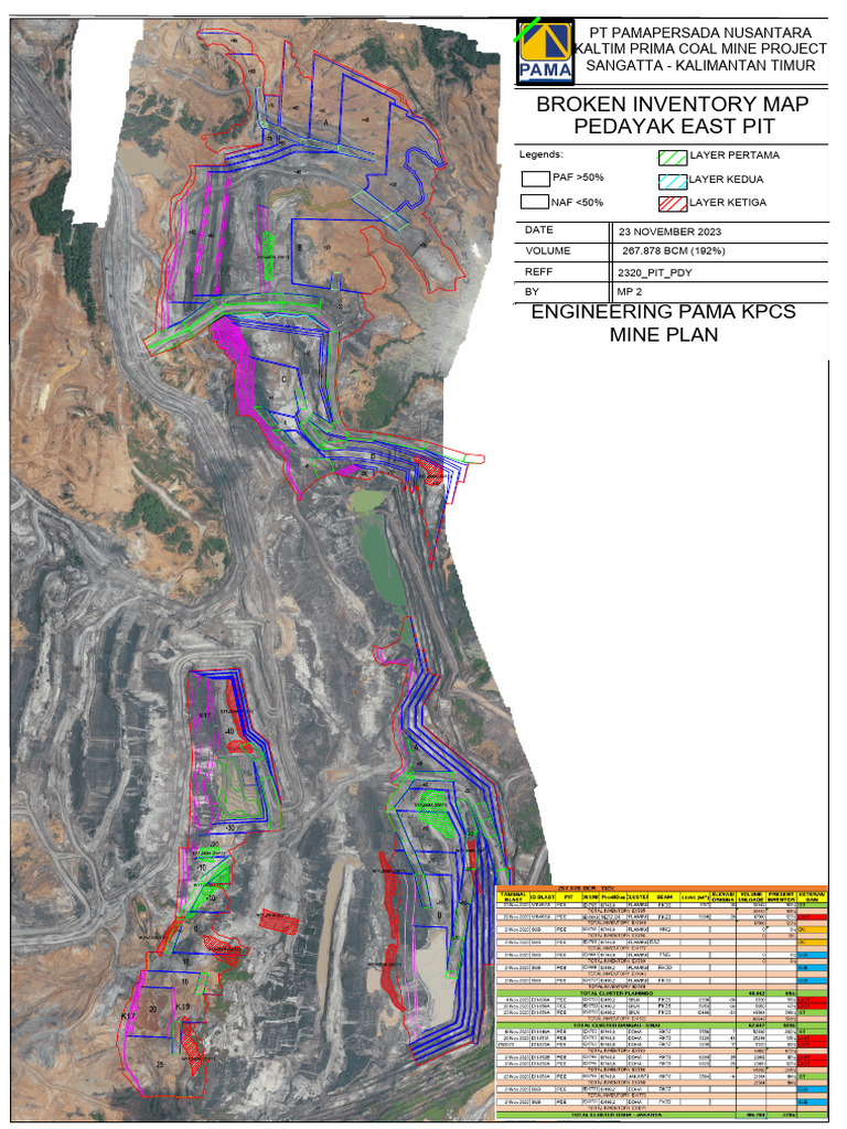 BROKEN MAP PDE 231123 | PDF | Mining | Coal Mining