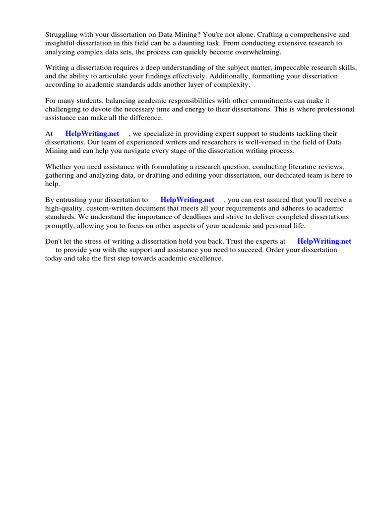 Dissertation Report On Data Mining | PDF | Data Mining | Artificial Intelligence