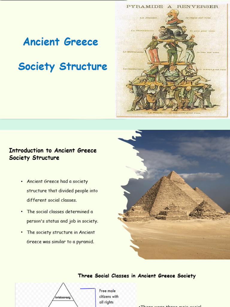 Ancient Greek Social Classes | PDF | Middle Class | Social Inequality