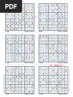 Sudoku Solutions and Answer Keys | PDF | Logic Puzzles