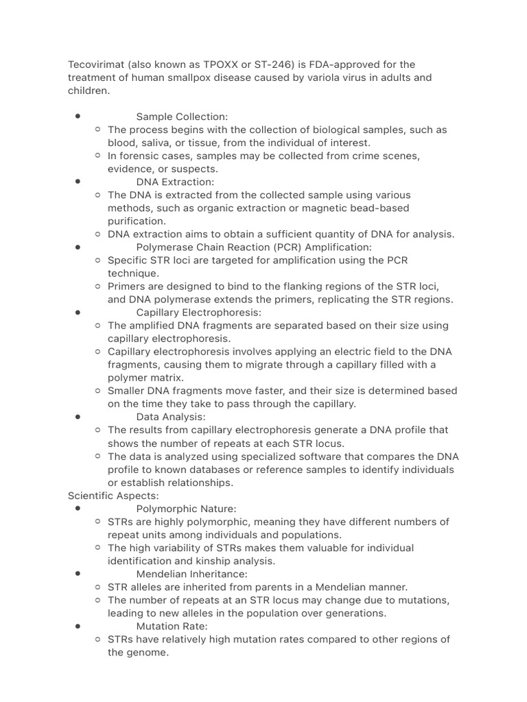 Tecovirimat (Also Known As TPOXX or ST-246) Is FDA-approved For The ...