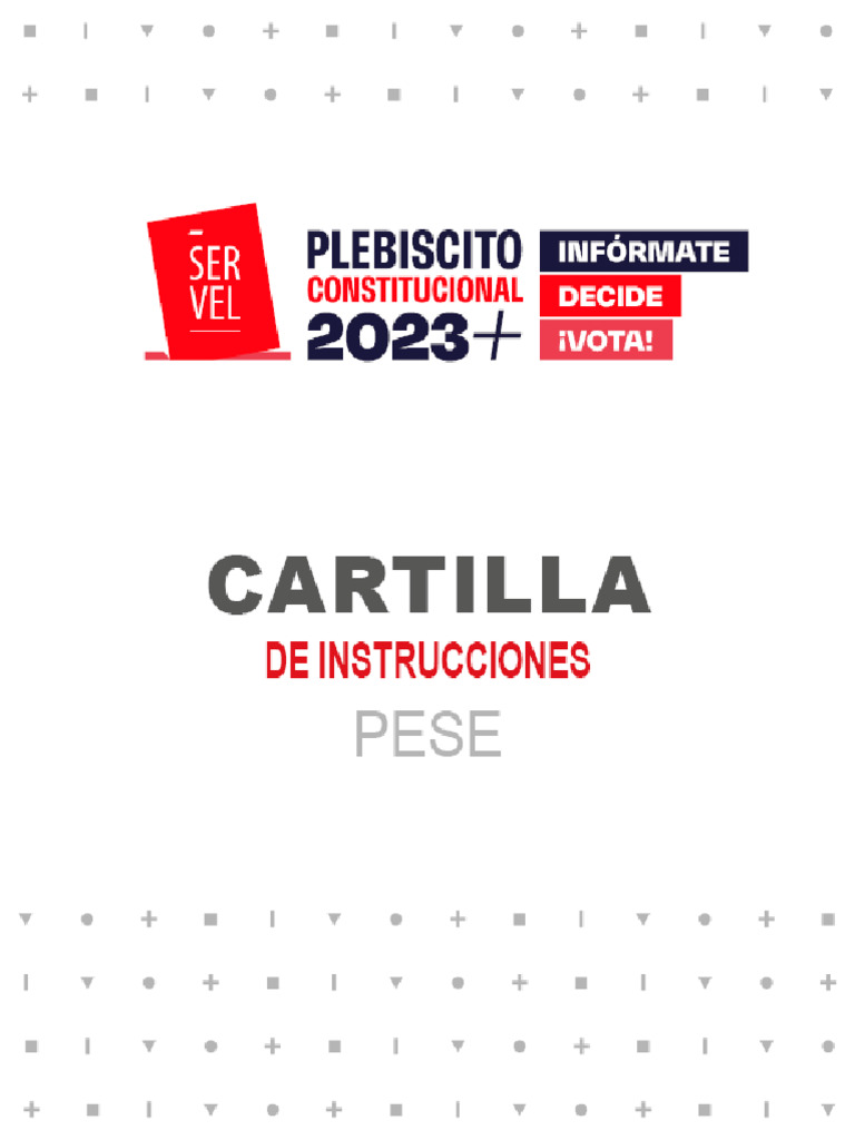 Cartilla Pese V2 | Descargar gratis PDF | Votación | Corrupción política