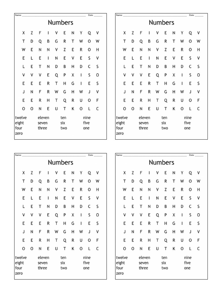 Easy Number Search | PDF