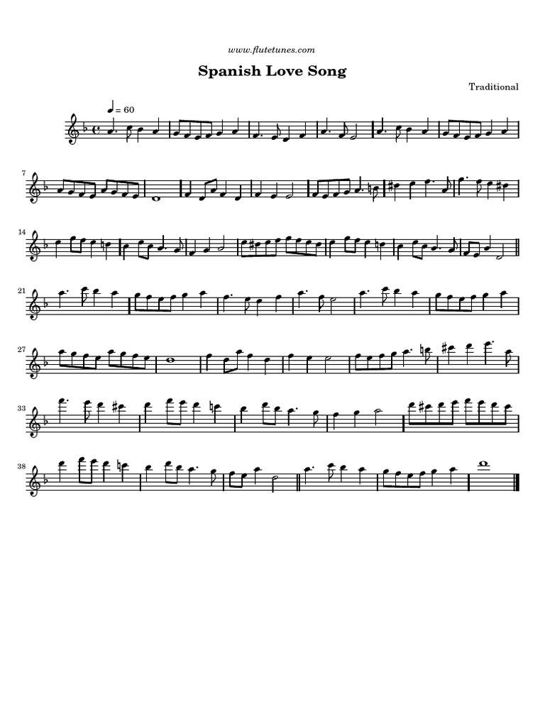 Spanish Love Song | PDF